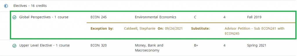 Ladder Degree Audit | Drew University