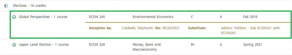 Ladder Degree Audit | Drew University