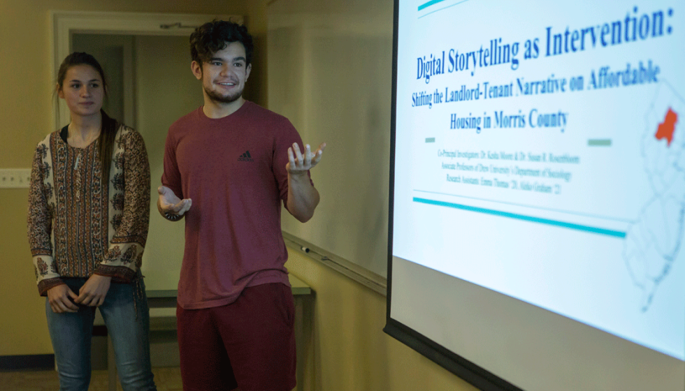 Tackles Homelessness in Morris County | Drew University